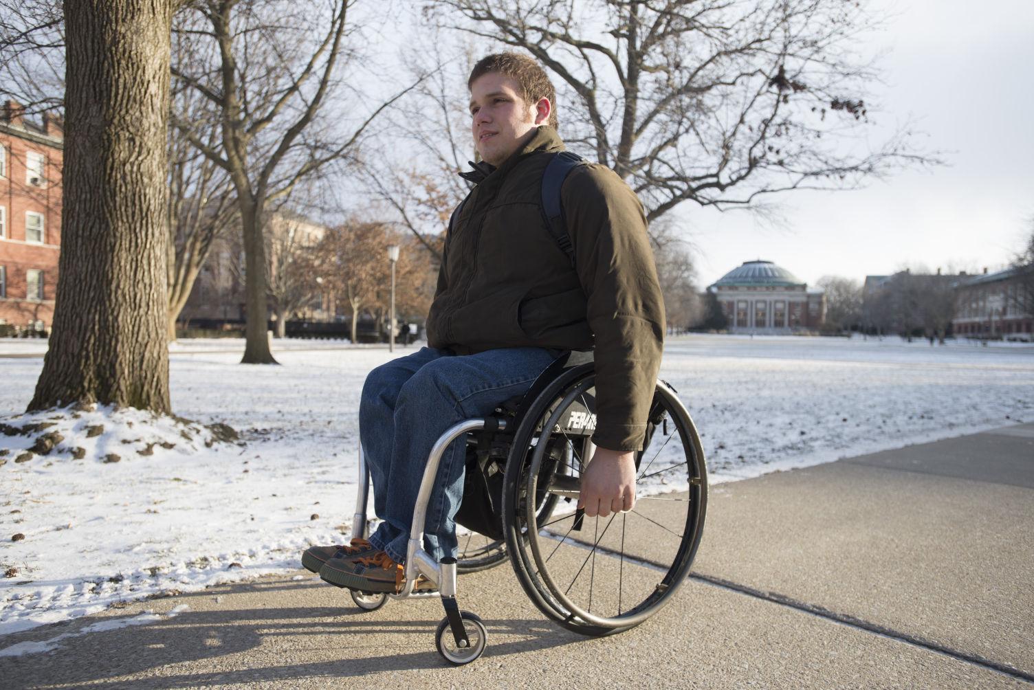 Students with disabilities struggle with winter weather - The Daily Illini