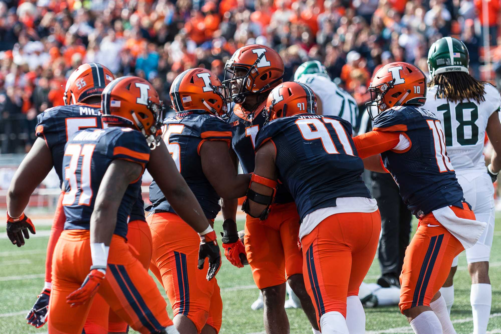 Photo Gallery: Fighting Illini Football vs Michigan State - The Daily ...