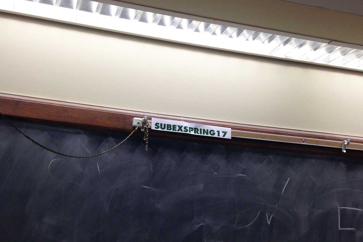 Suburban Express breaking University policy with some classroom ads ...