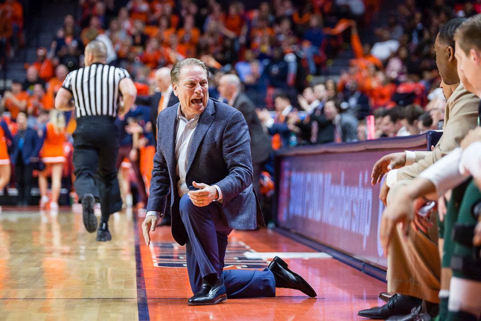 WATCH: Michigan State coach talks tonight's defeat by Illini - The ...