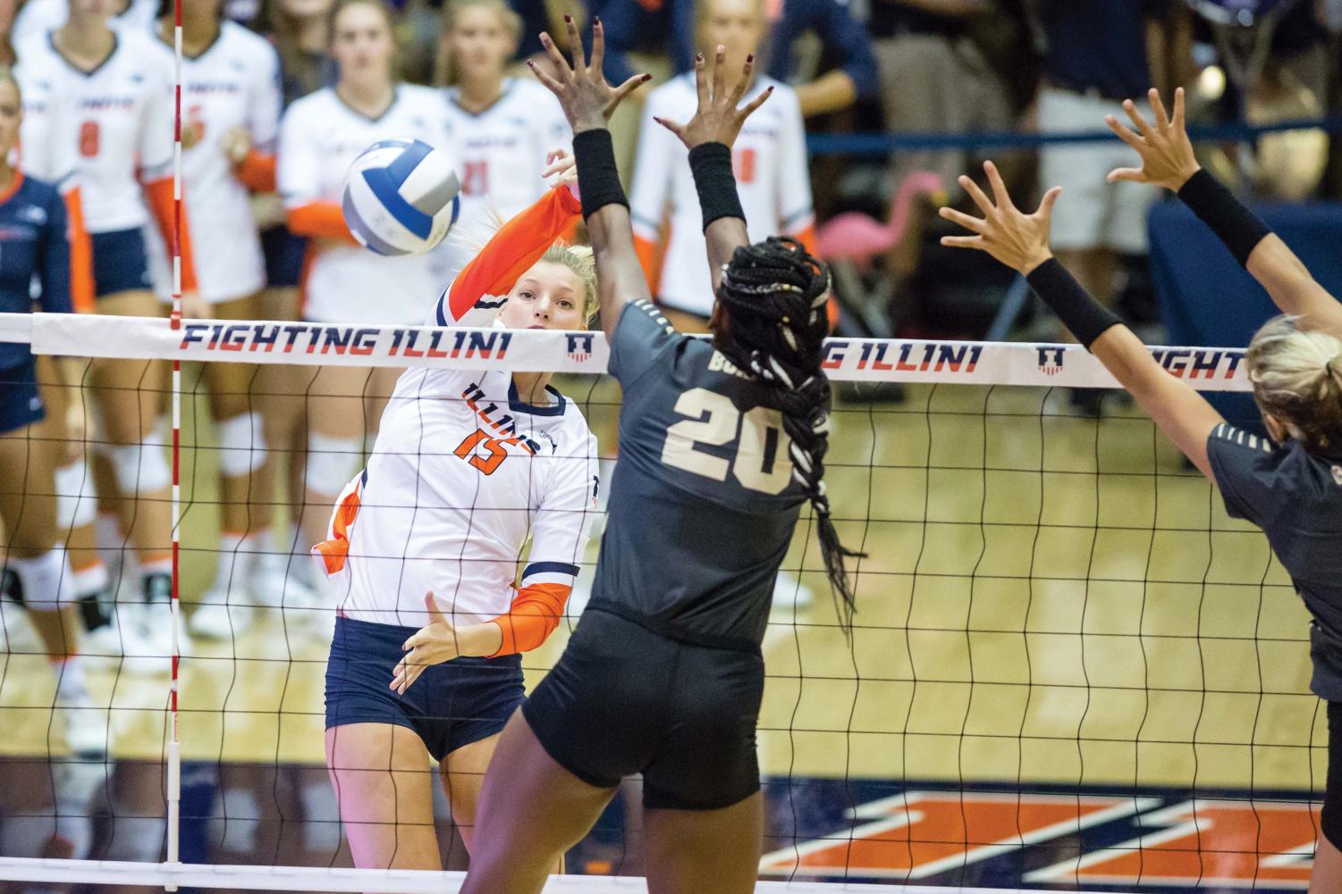 New faces shining for Illinois volleyball team - The Daily Illini