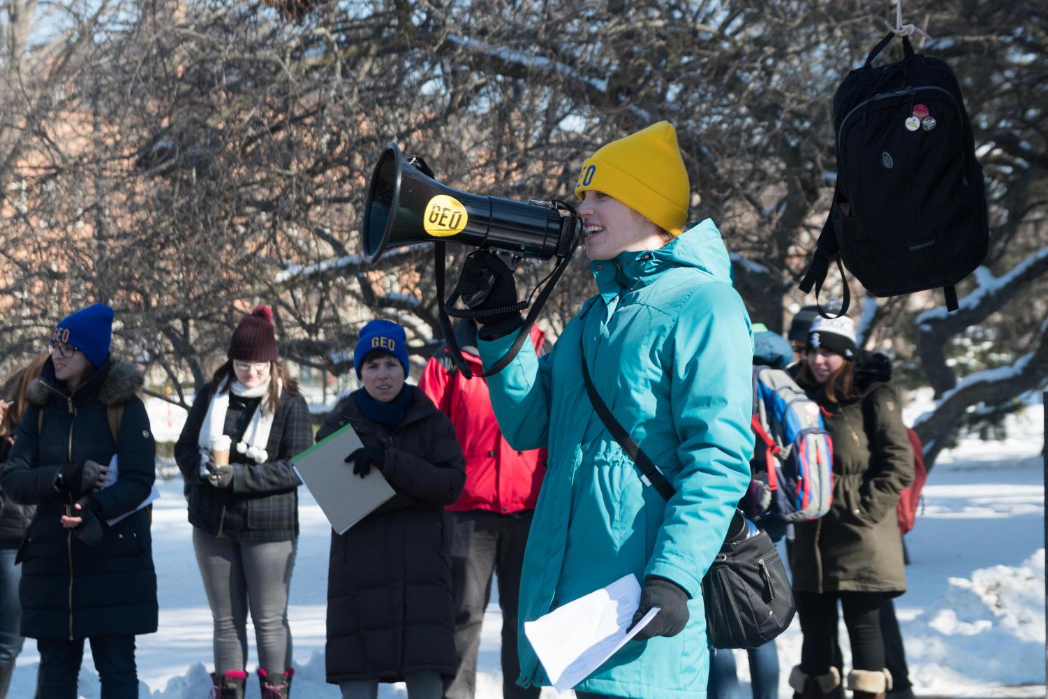 GEO to rally Wednesday morning, will strike if forced by administration ...