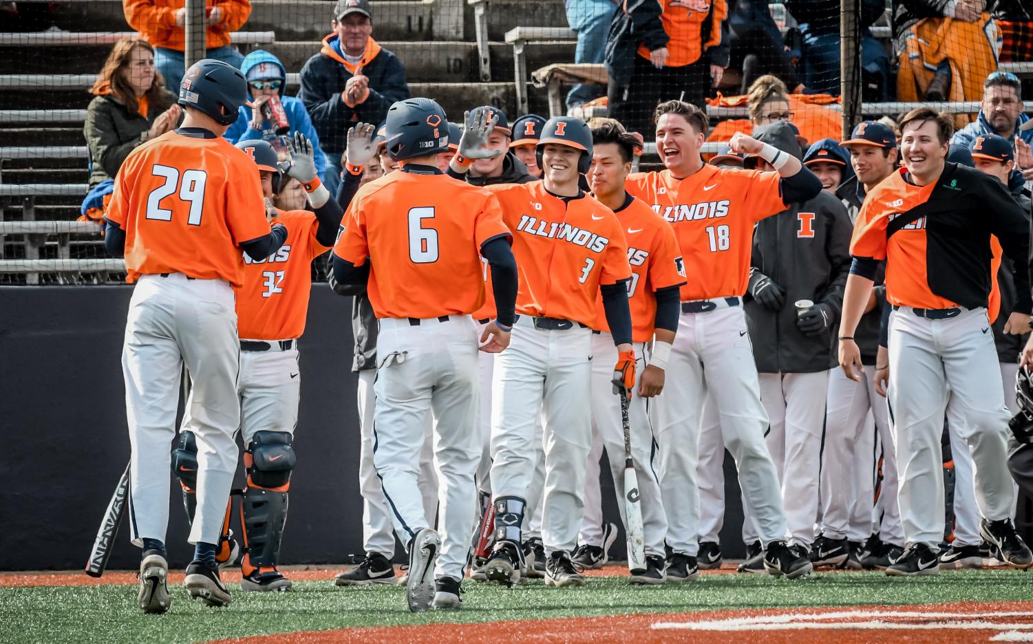 Illini returns with determination to reduce walks after loss against ...