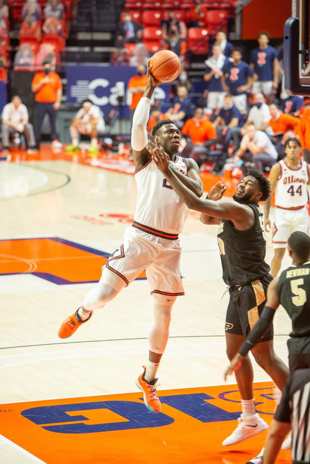 Balanced offensive attack leads Illinois past Purdue 66-58 - The Daily ...