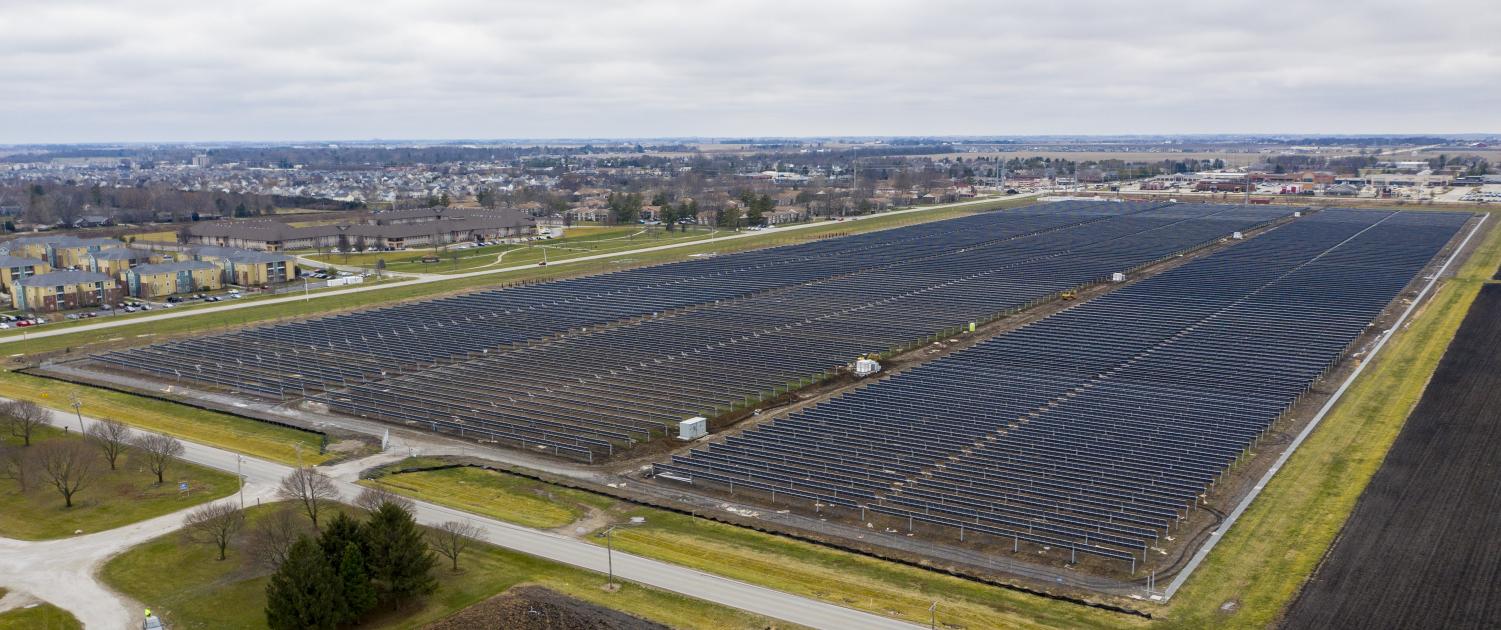 University begins final stage of completing sustainable solar farm ...