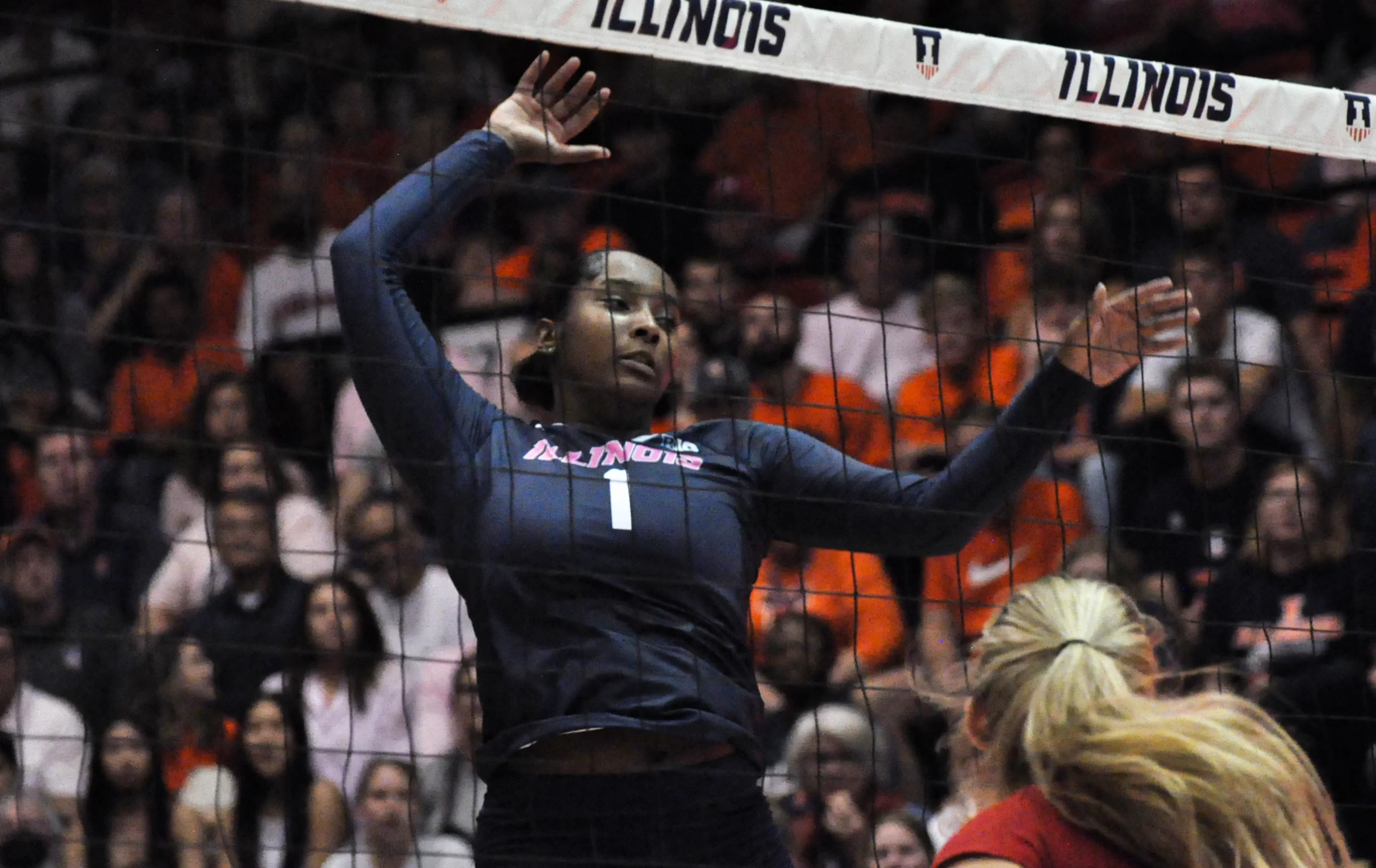 Illinois falls to No. 3 Nebraska in a sold-out Huff Hall, falls to 4-6 ...