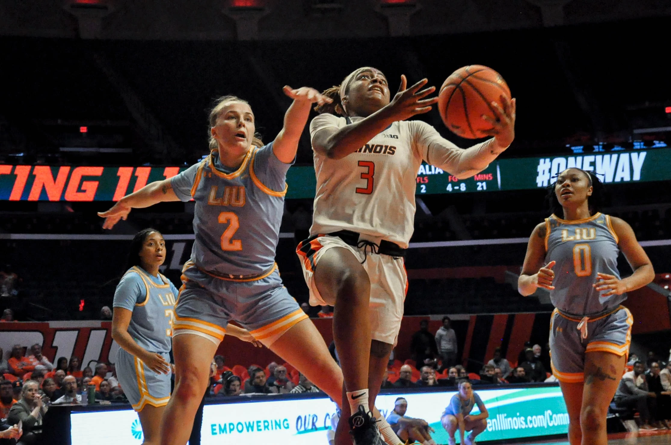 Illinois women’s basketball claims largest victory of season in 100-38 ...