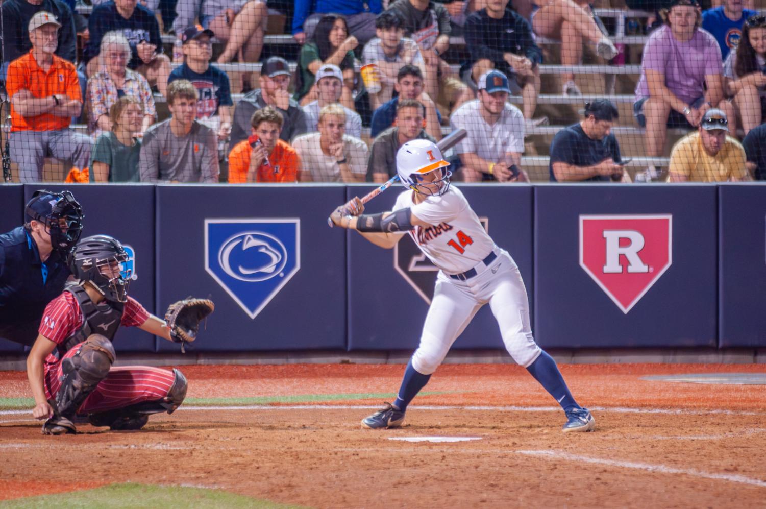 Illinois softball season ends in hard-fought battle against Nebraska ...