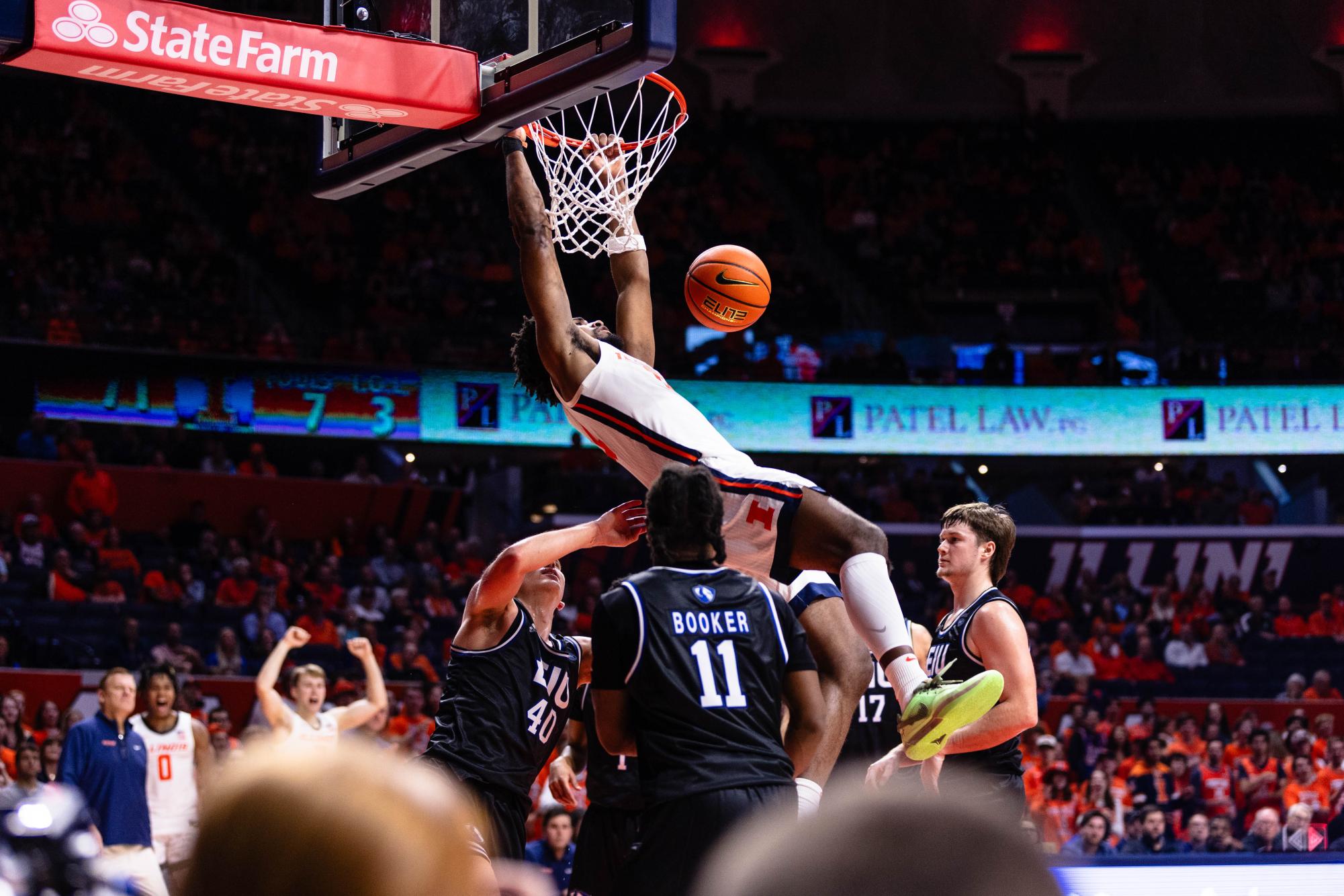 No. 24 Illinois men’s basketball gets first conference win in double ...