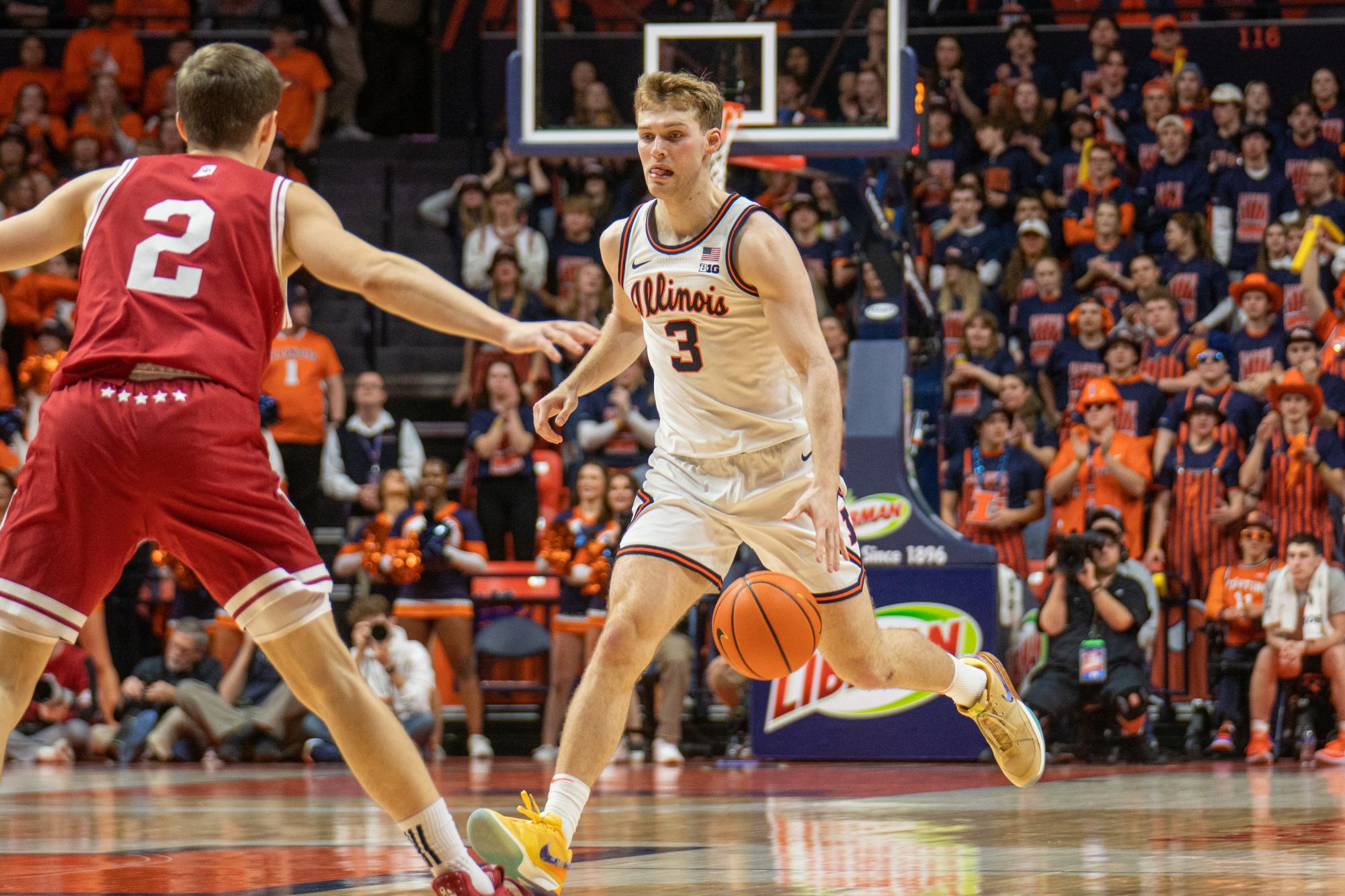 Hot offense lifts No. 13 Illinois men’s basketball to road victory over ...